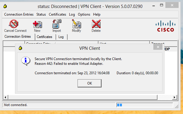 Download Vpn 1 Secure Client Vista free